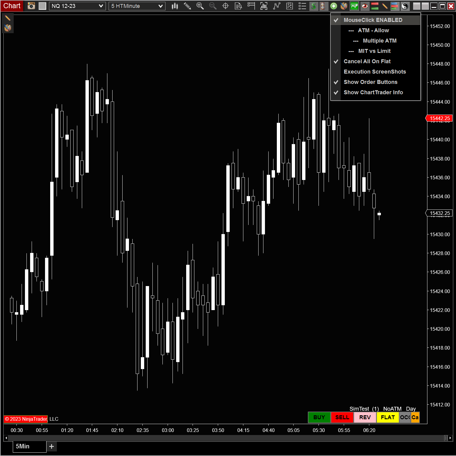 One Click Trader | NT8